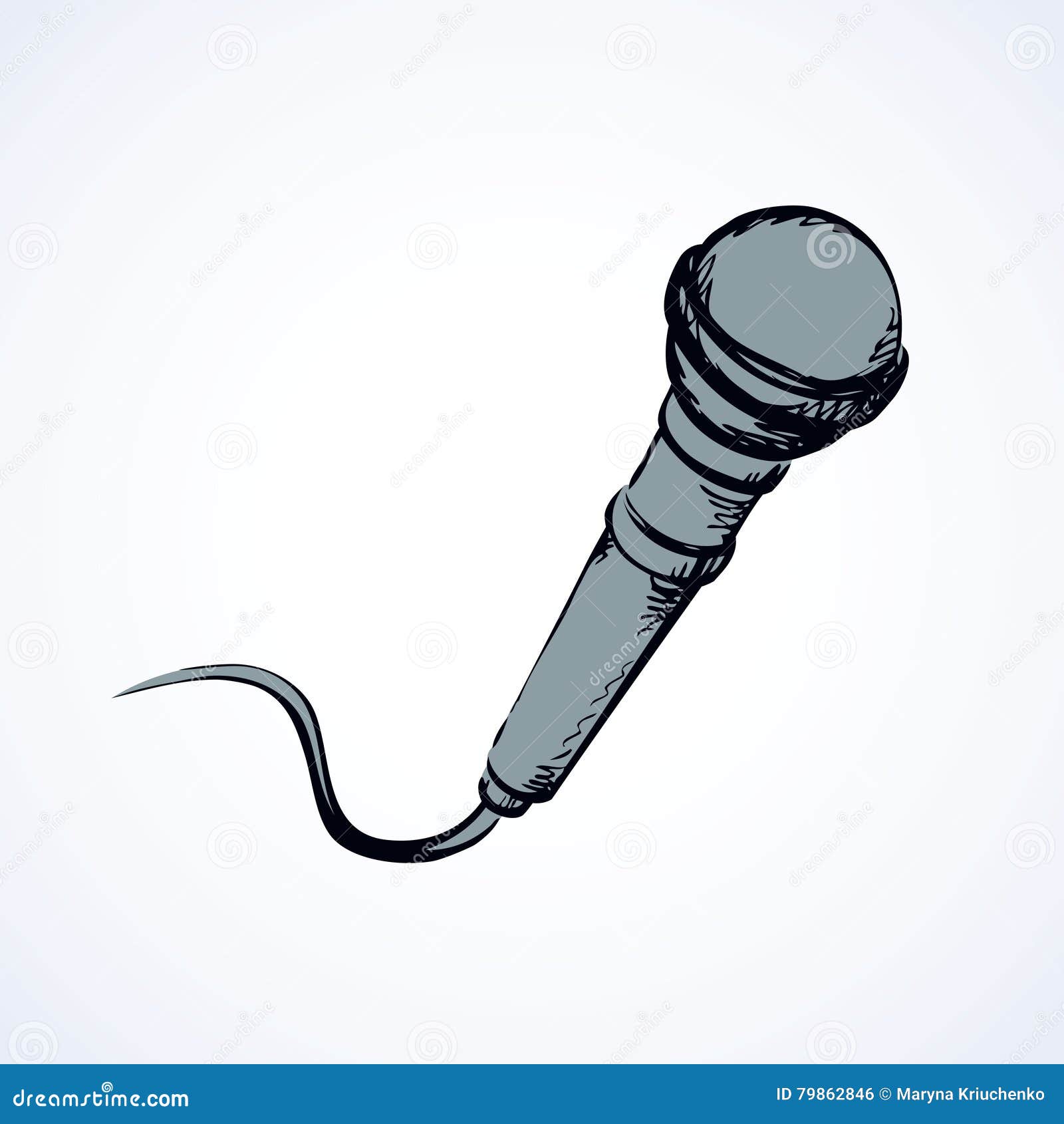 Microphone Cord Vector