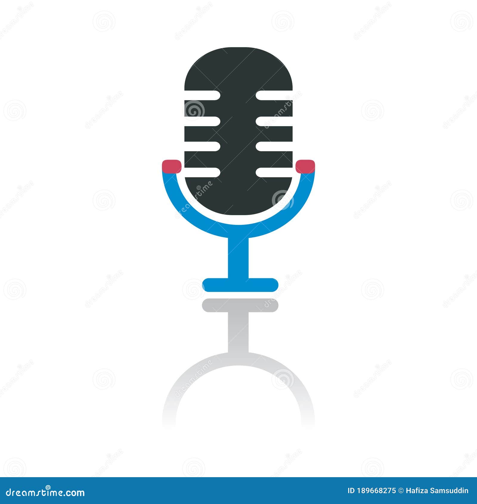 Microphone. Vector Illustration Decorative Design Stock Vector ...