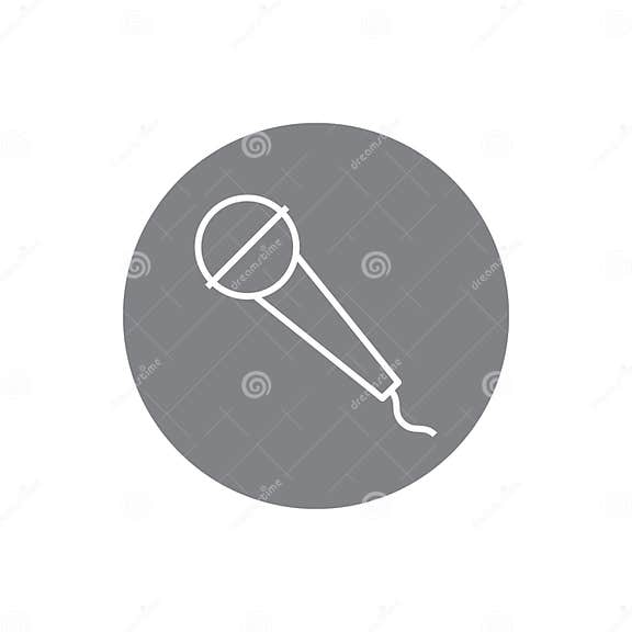 Microphone. Vector Illustration Decorative Design Stock Vector ...