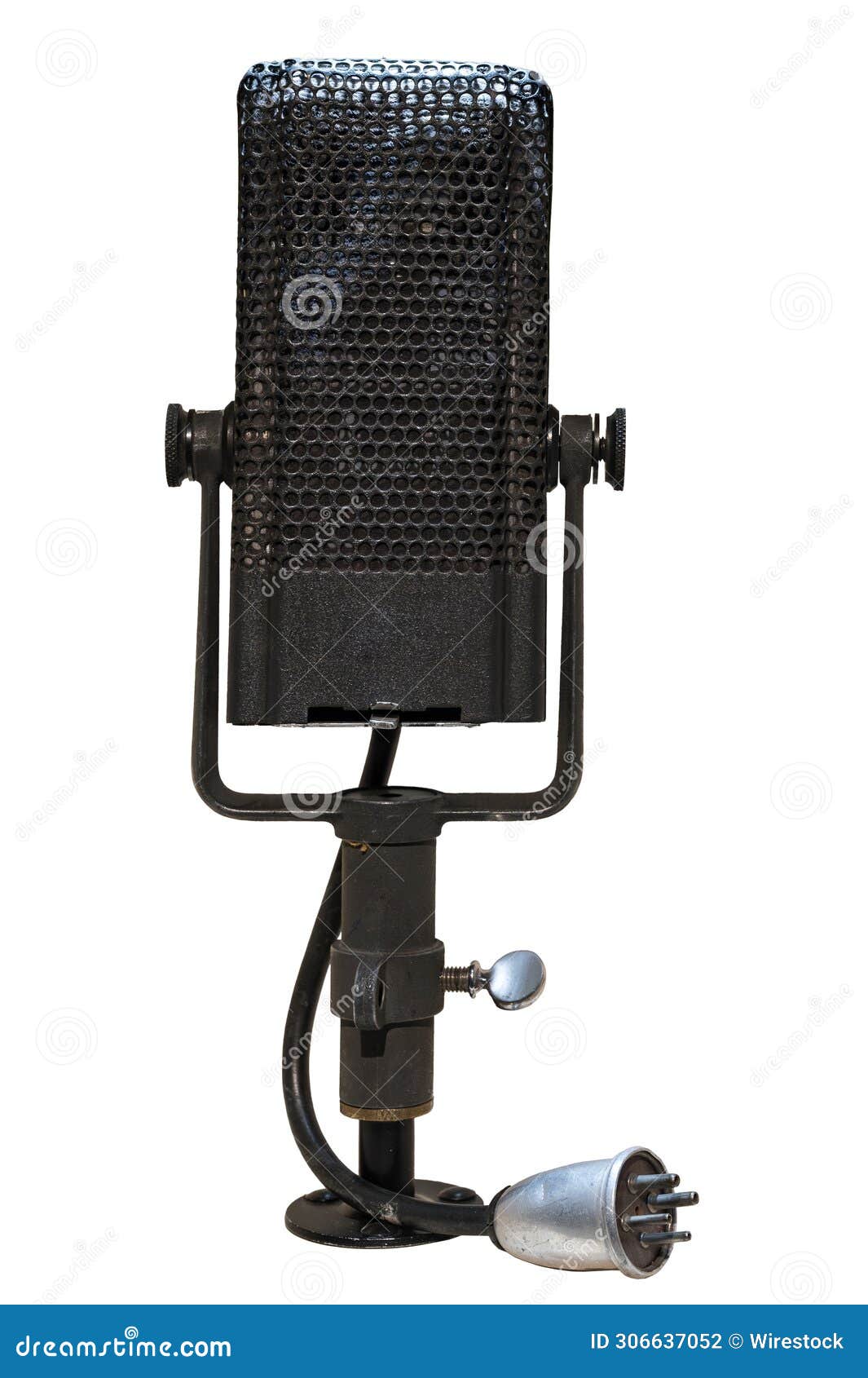A Microphone through Which News during the Second World War Stock Photo ...