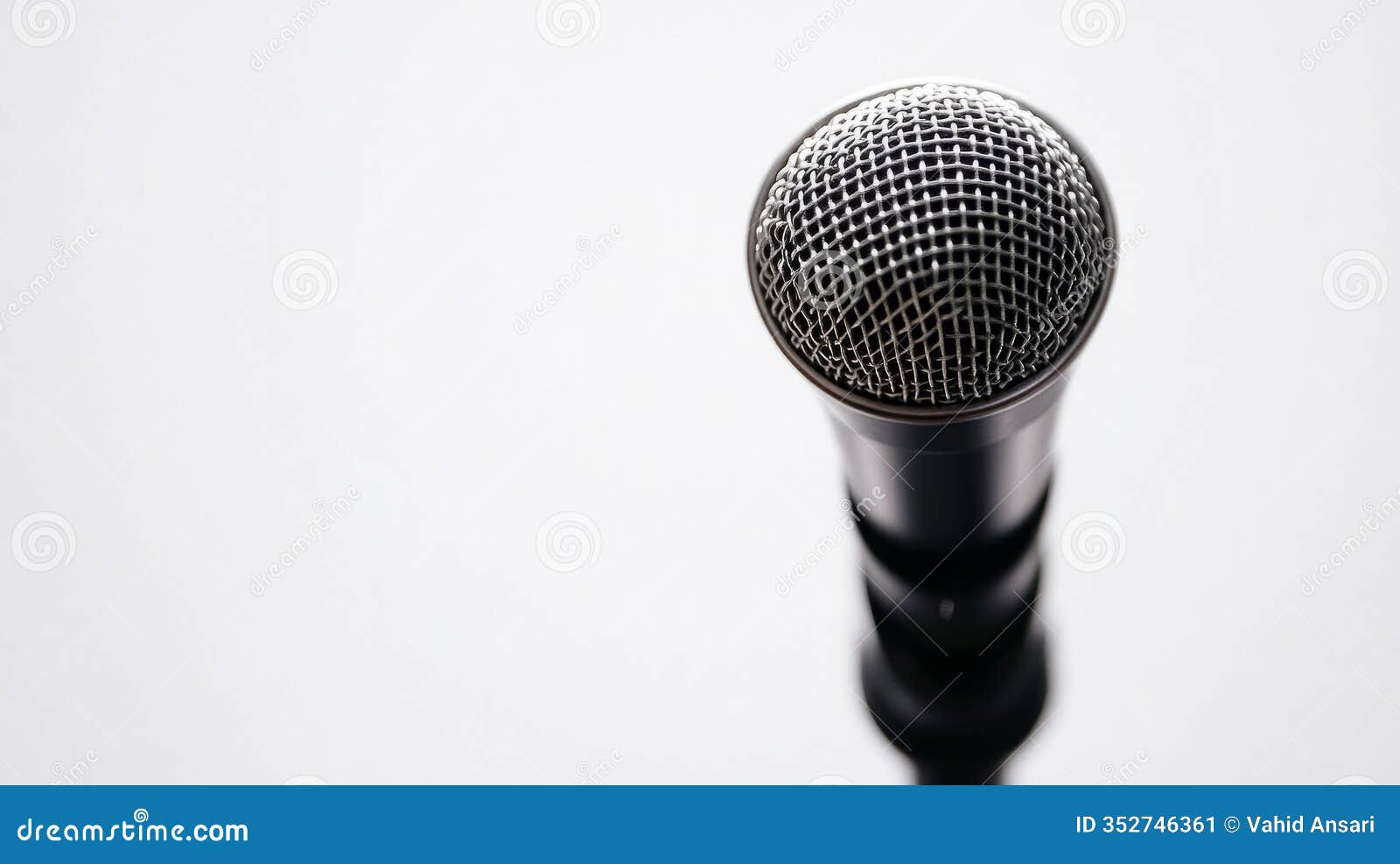 Microphone on White Background Stock Photo Microphone, Cut Out, White ...