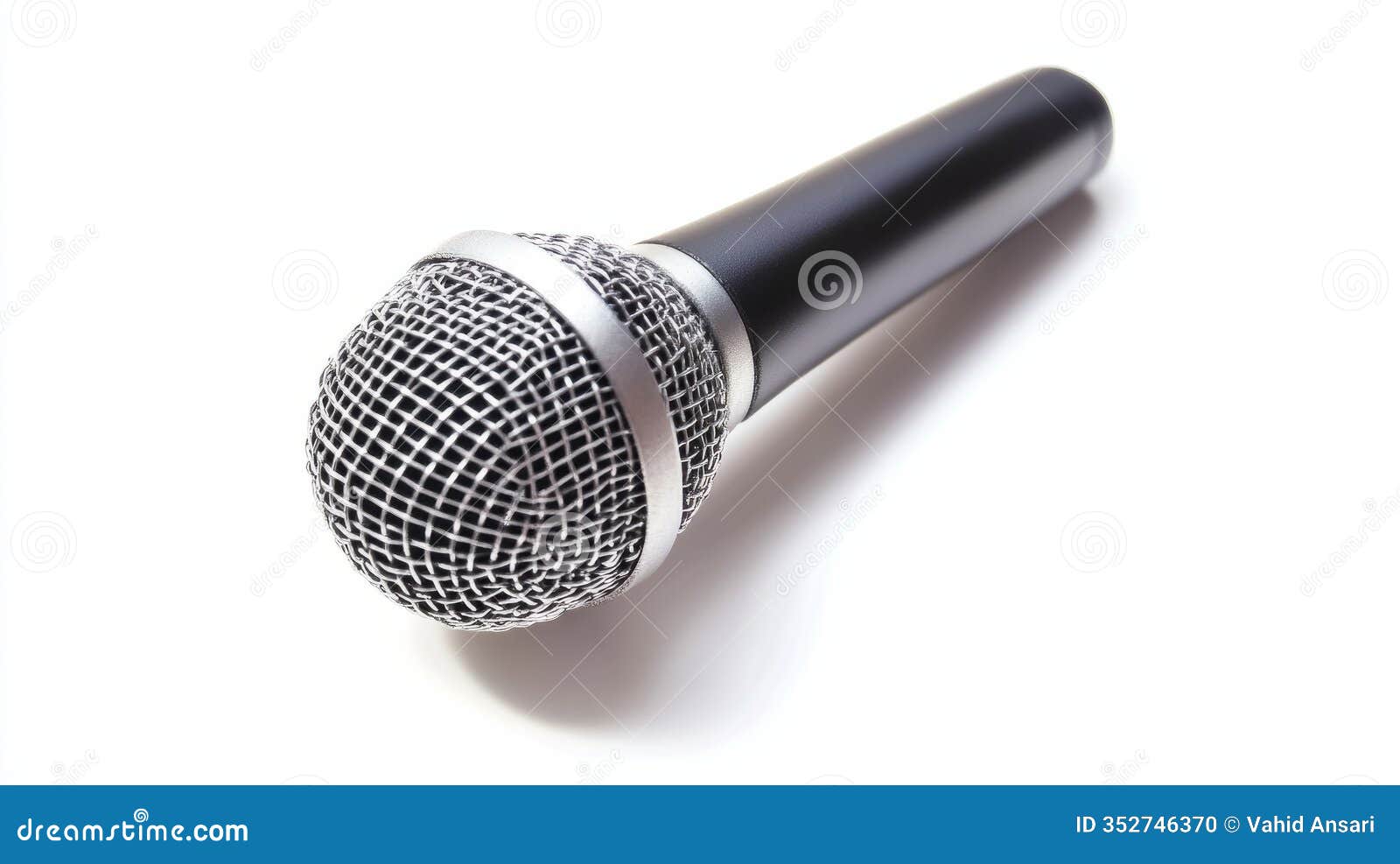 Microphone on White Background Stock Photo Microphone, Cut Out, White ...