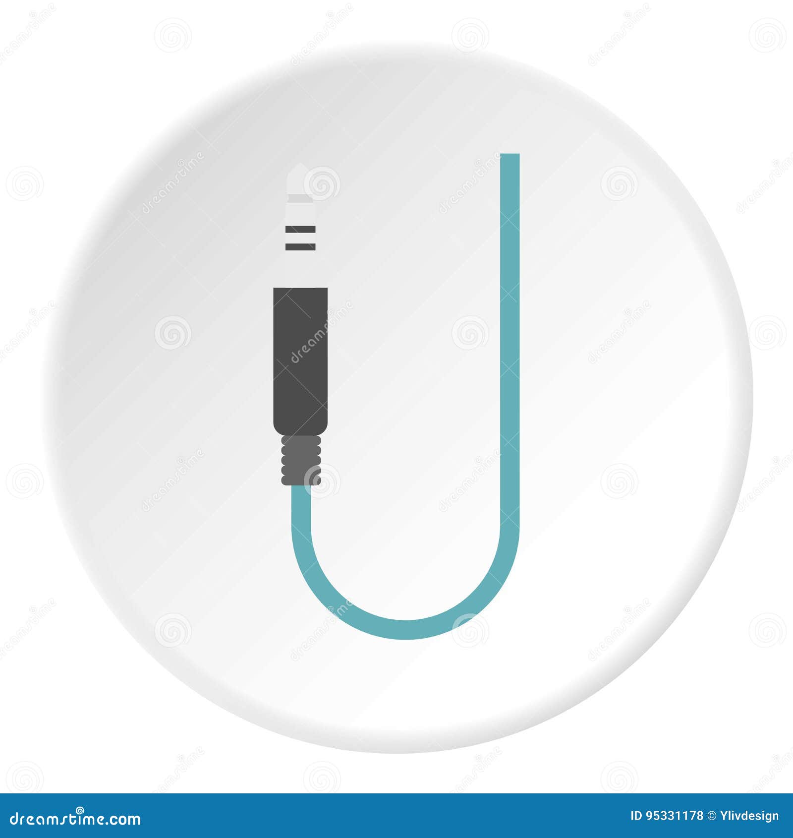 Microphone With A Wire. Cartoon Vector | CartoonDealer.com #117170011