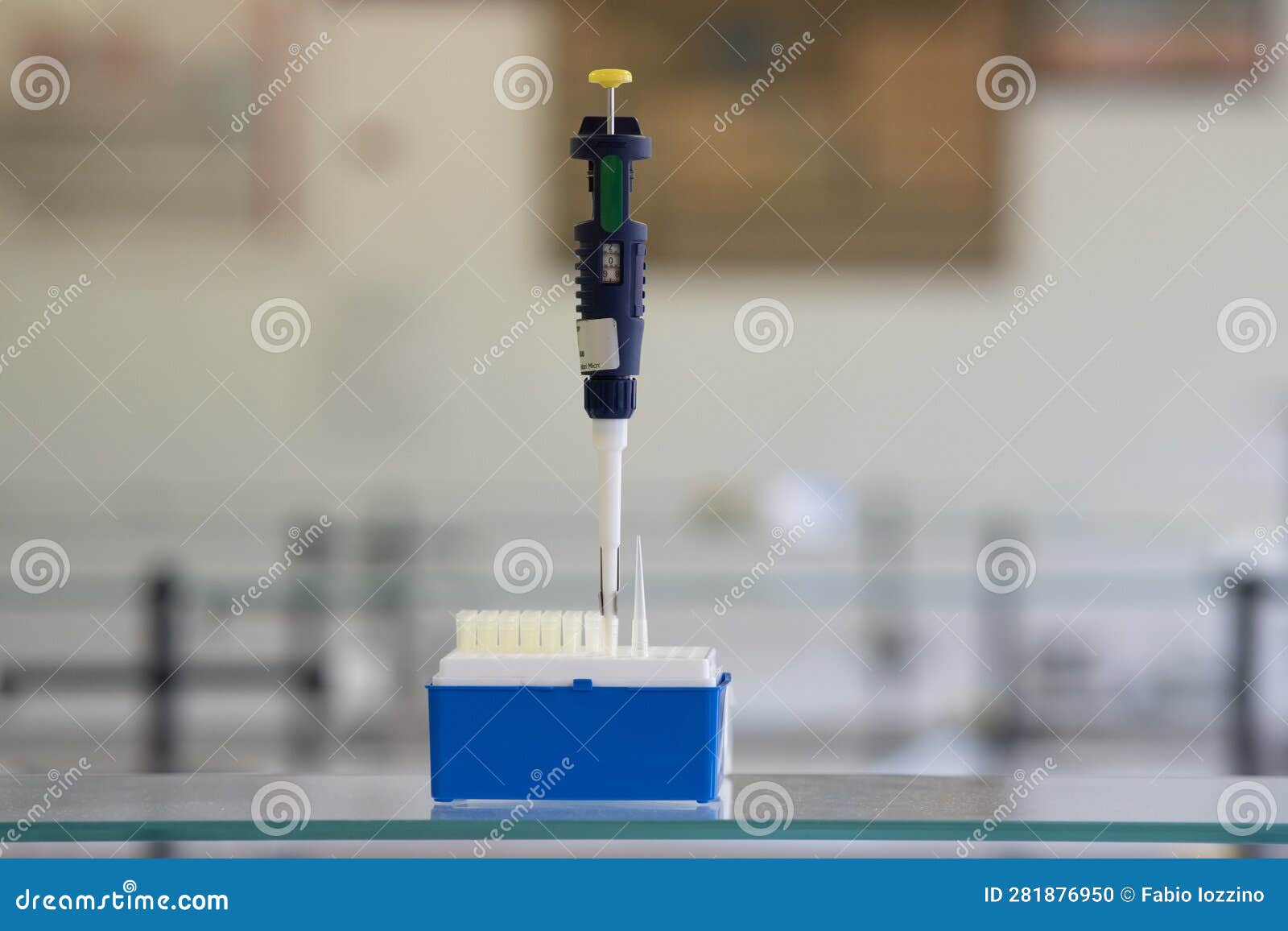 Micropipette in the Chemistry Laboratory. Stock Photo - Image of ...