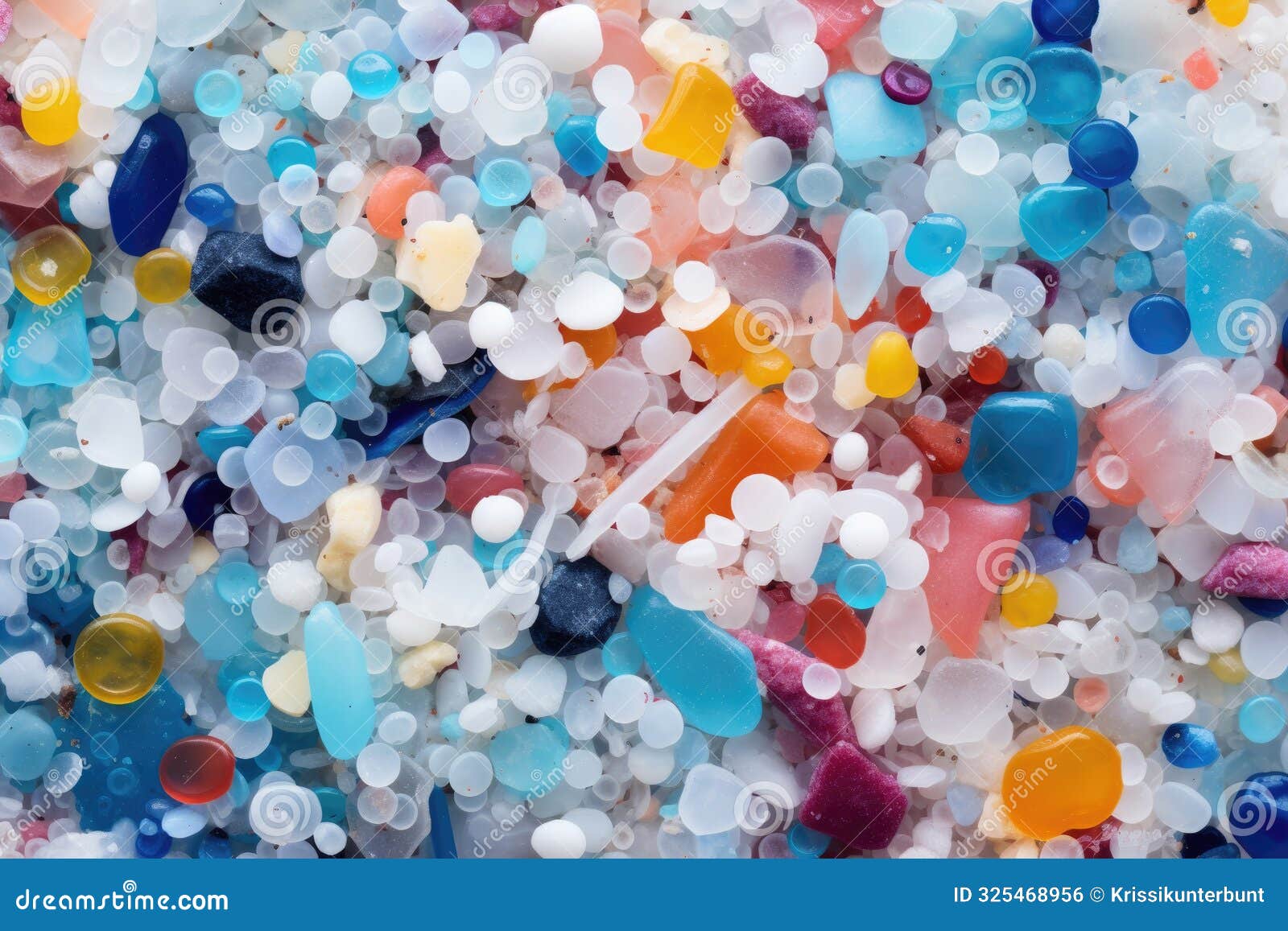 Microplastic Background Close Up AI Generated Stock Photo - Image of ...