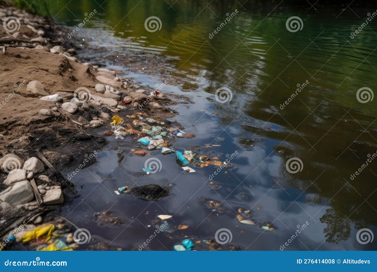 Microplastic Contamination of Sediment in a River, with the Plastics ...