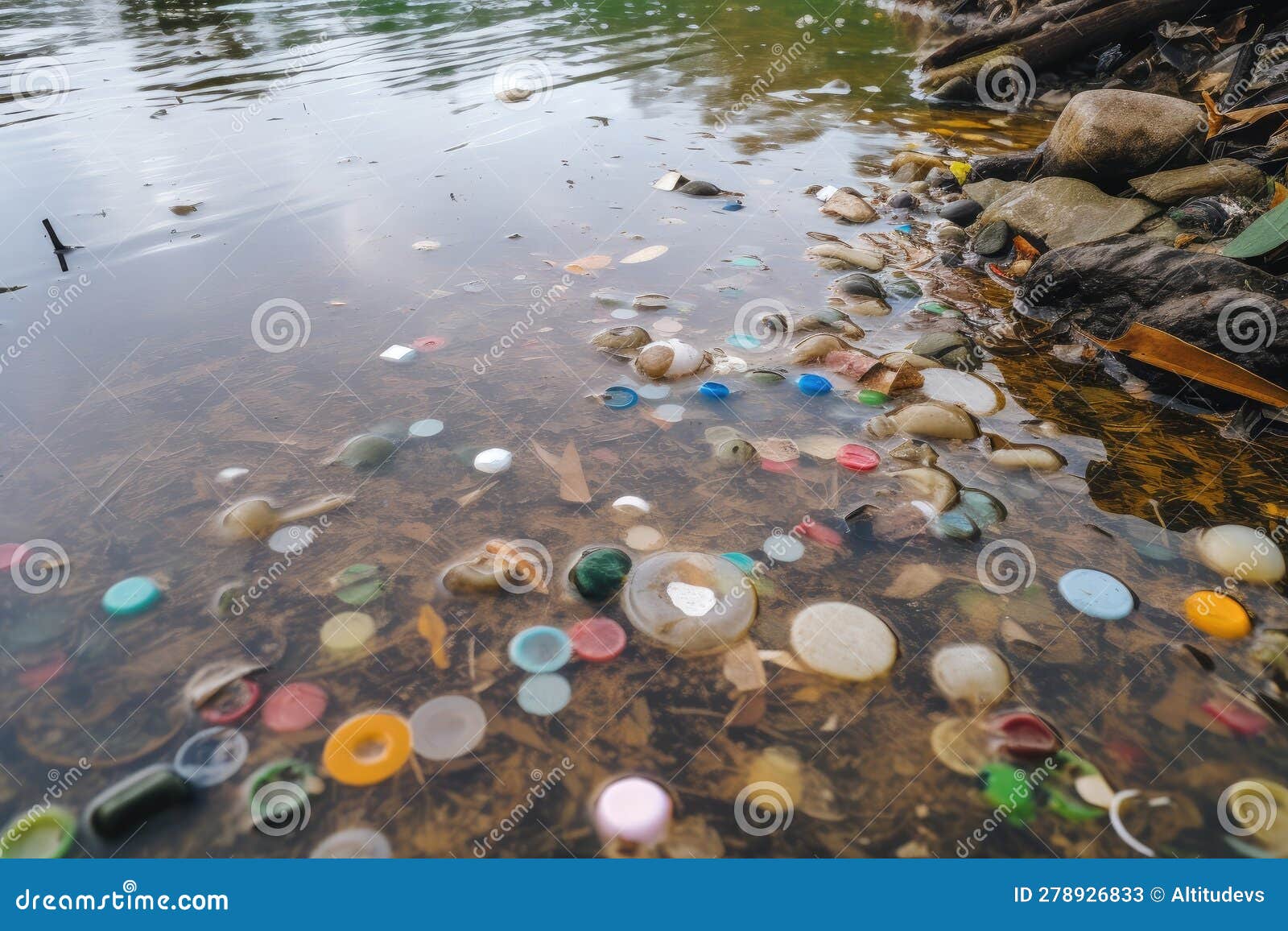 Microplastic Contamination of Sediment in a River, with the Plastics ...