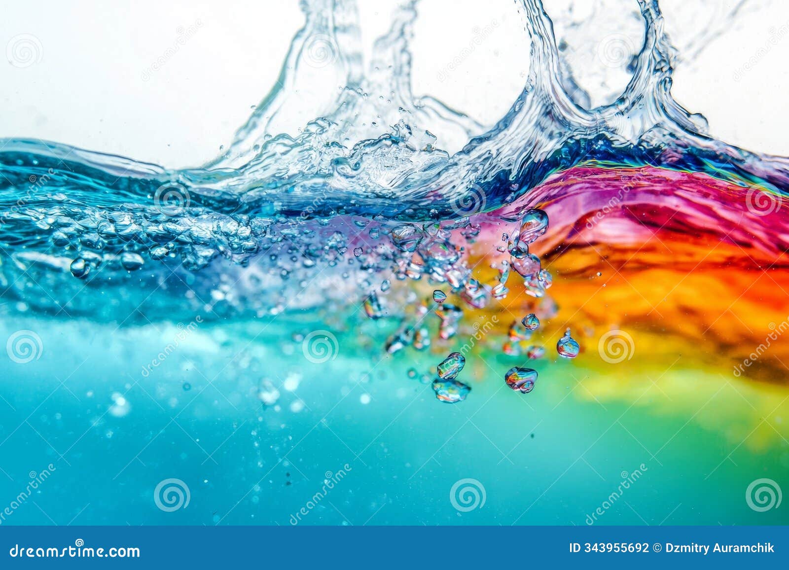 Microplastic Particles in Ocean Water, Concept of Pollution in Nature ...