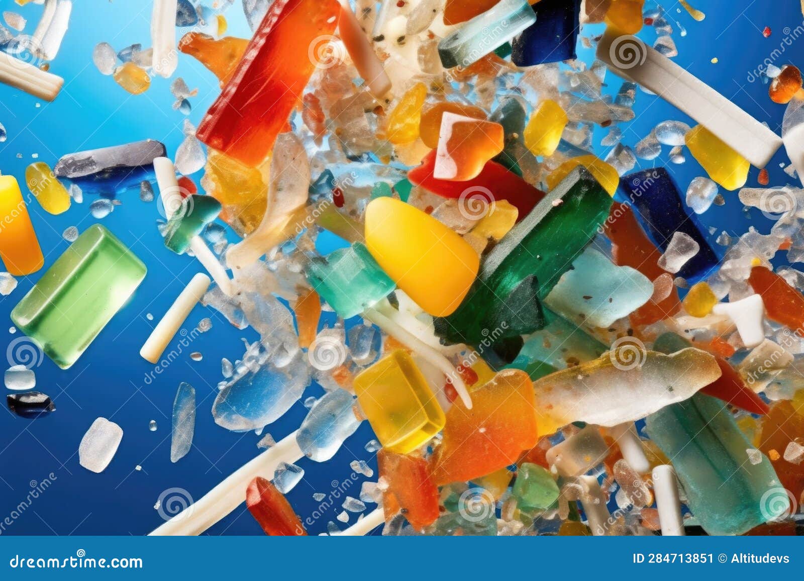Microplastics in Cosmetic Products, Magnified View Stock Image - Image ...