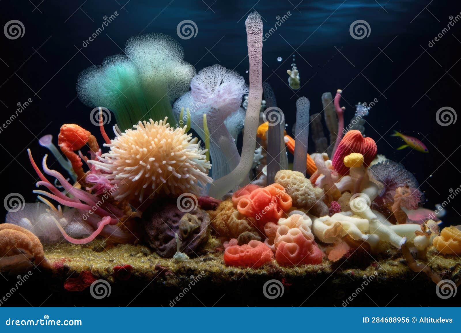 Ingestion By Marine Organisms Concept Icon Vector Illustration ...