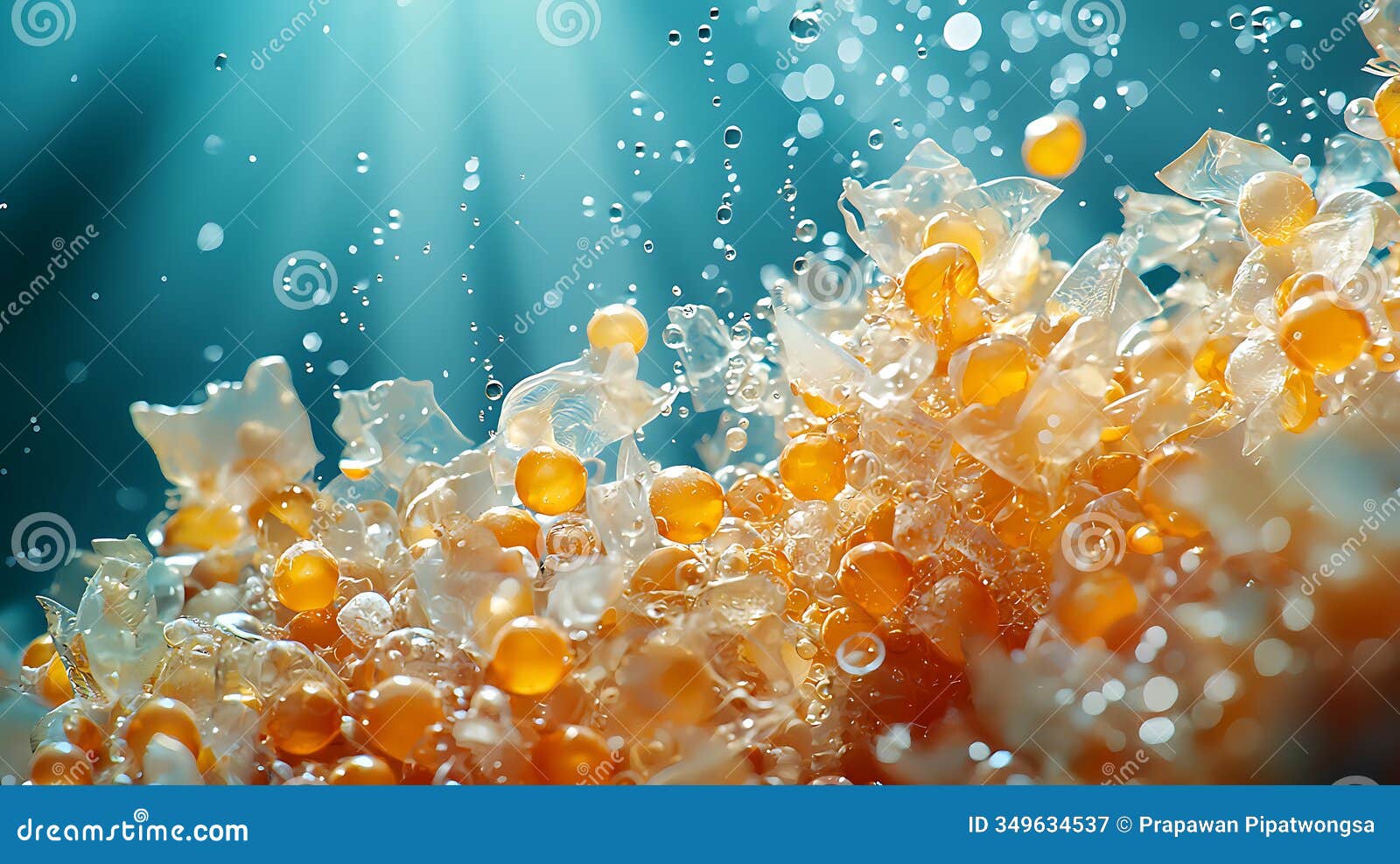 Microplastics Mixed with Fish Eggs Create Striking Underwater Scene ...