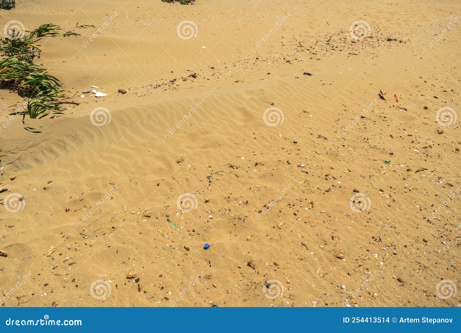 Microplastics on Sand Beach Stock Photo - Image of pieces, dirty: 254413514
