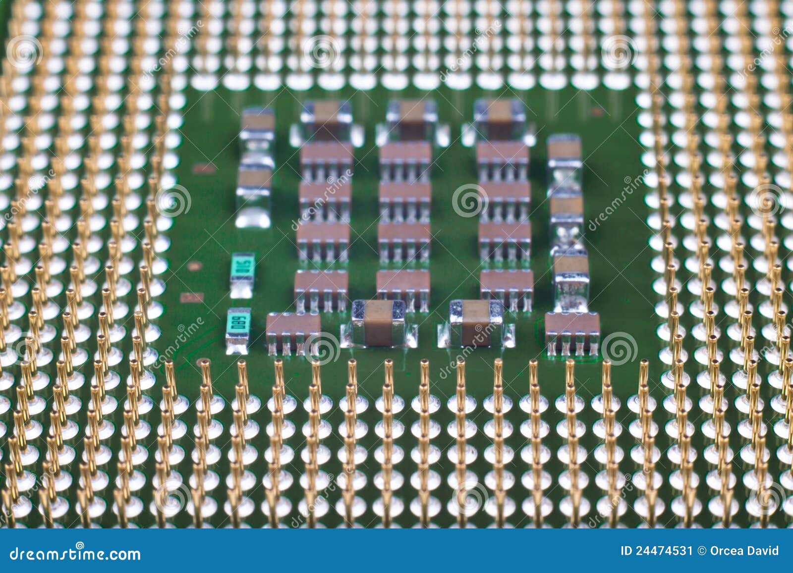 Microprocessor stock image. Image of board, circuit, high - 24474531