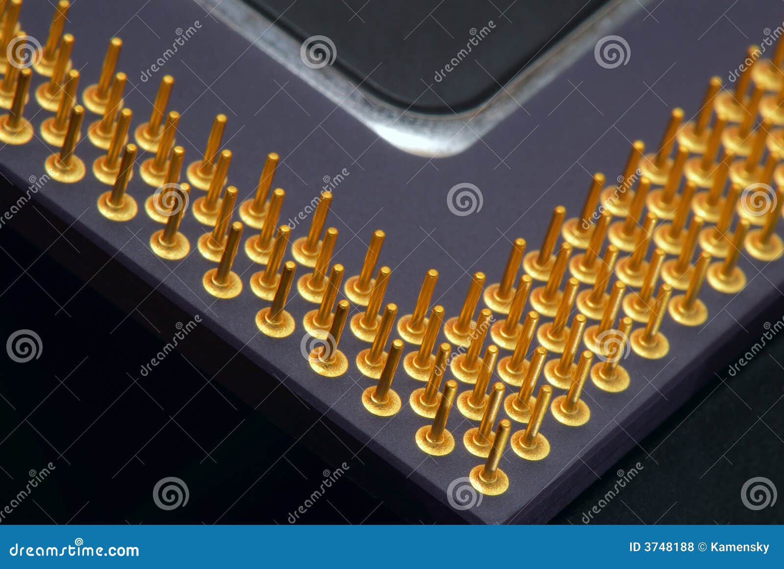 Microprocessor stock photo. Image of grey, black, circuit - 3748188