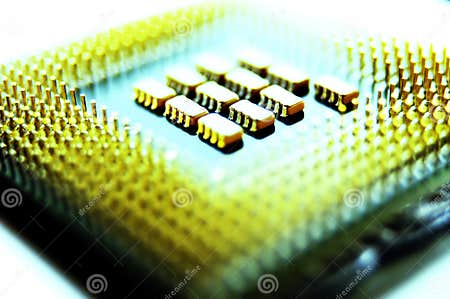 Microprocessor stock image. Image of technology, style - 411977