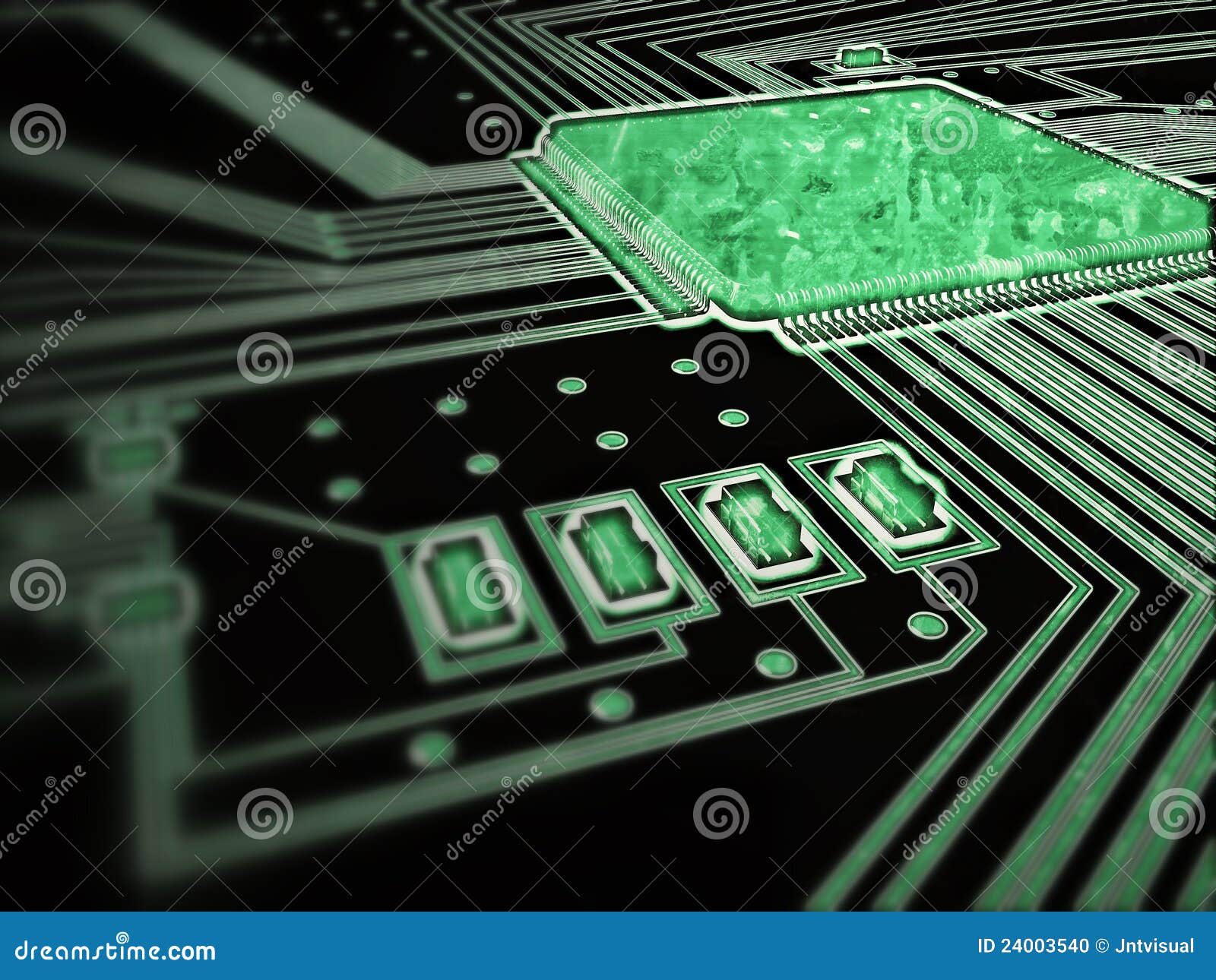 Microprocessor on board stock photo. Image of equipment - 24003540