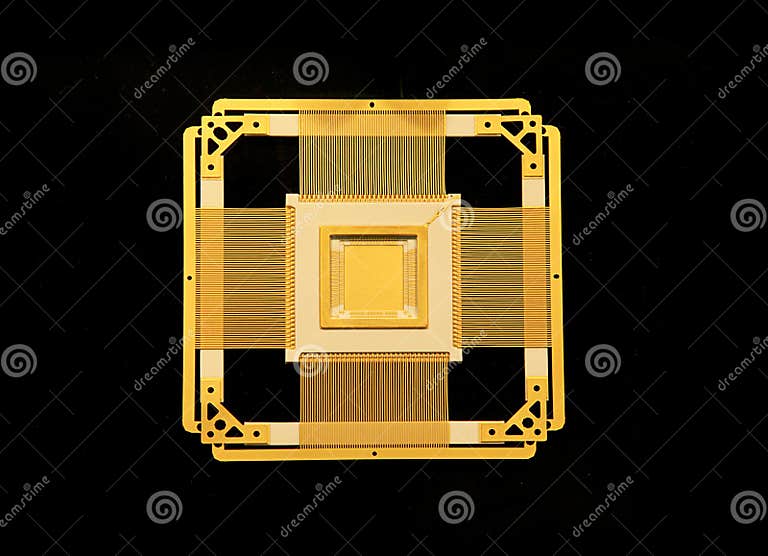 Microprocessor stock photo. Image of heat, advanced, pins - 39163670