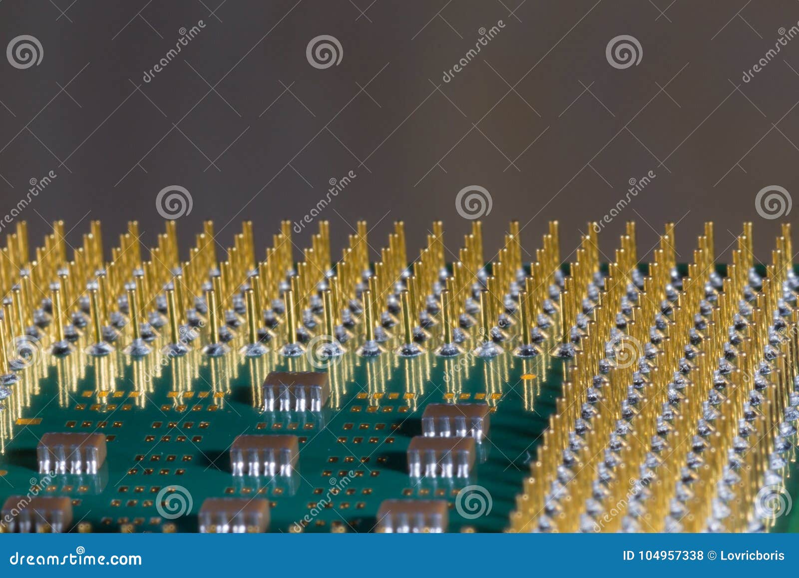Microprocessor - Closeup Detail Stock Photo - Image of equipment, core ...