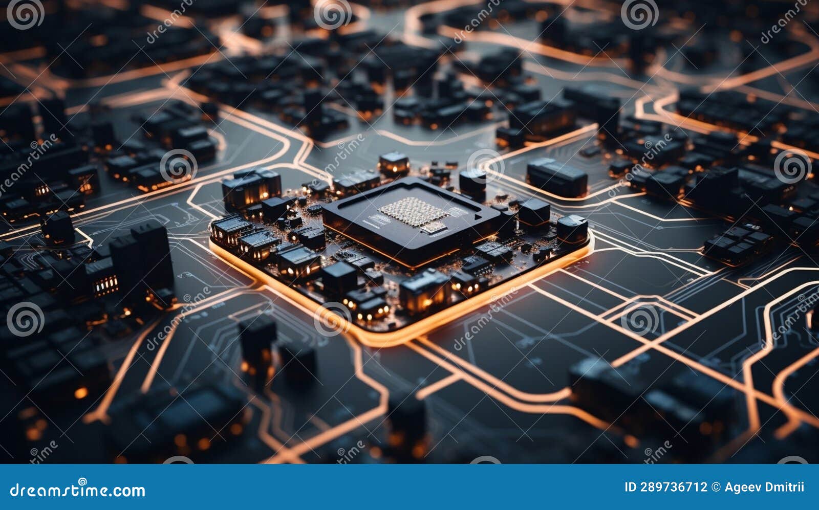 Technology Abstract Information Computing Tech Hardware Circuit ...