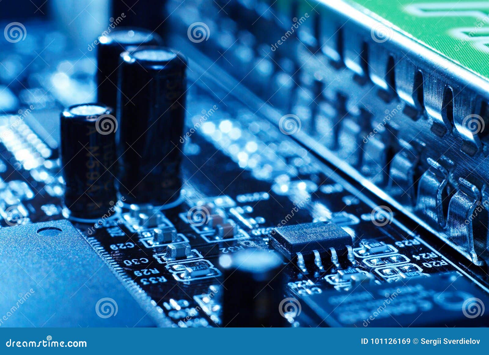 Microprocessor With Motherboard Background. Computer Board Chip Circuit ... Microprocessor With Motherboard Background. Computer Board Chip Circuit ...