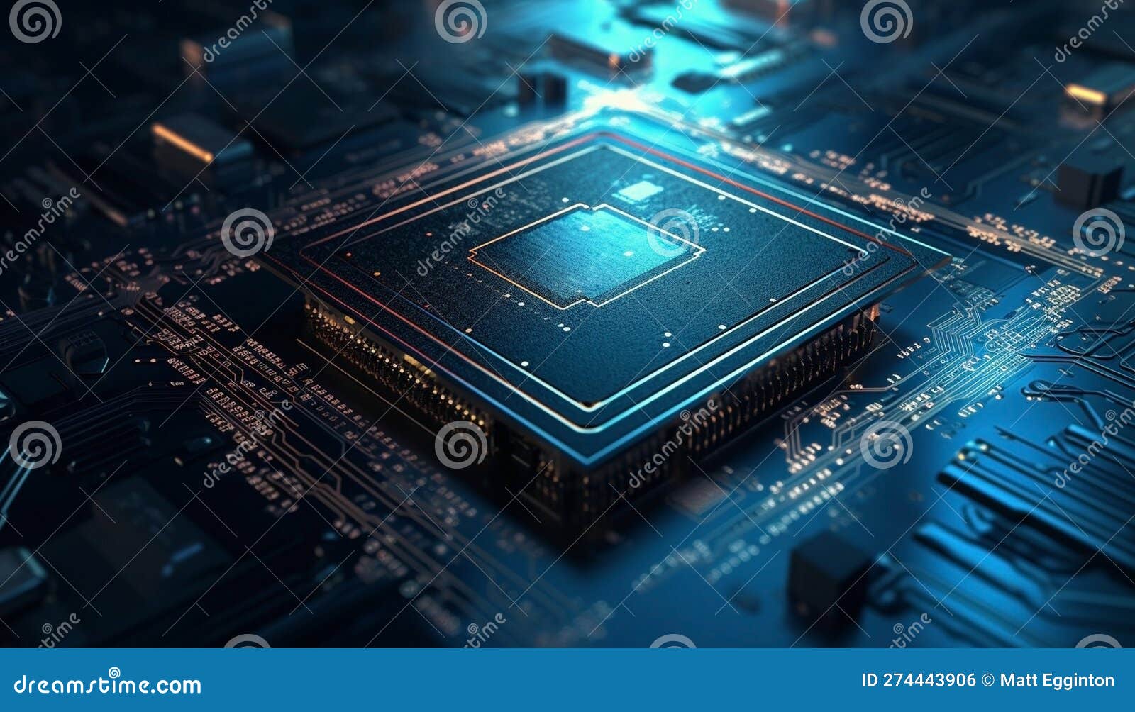 Microprocessor stock photo. Image of interface, global - 274443906