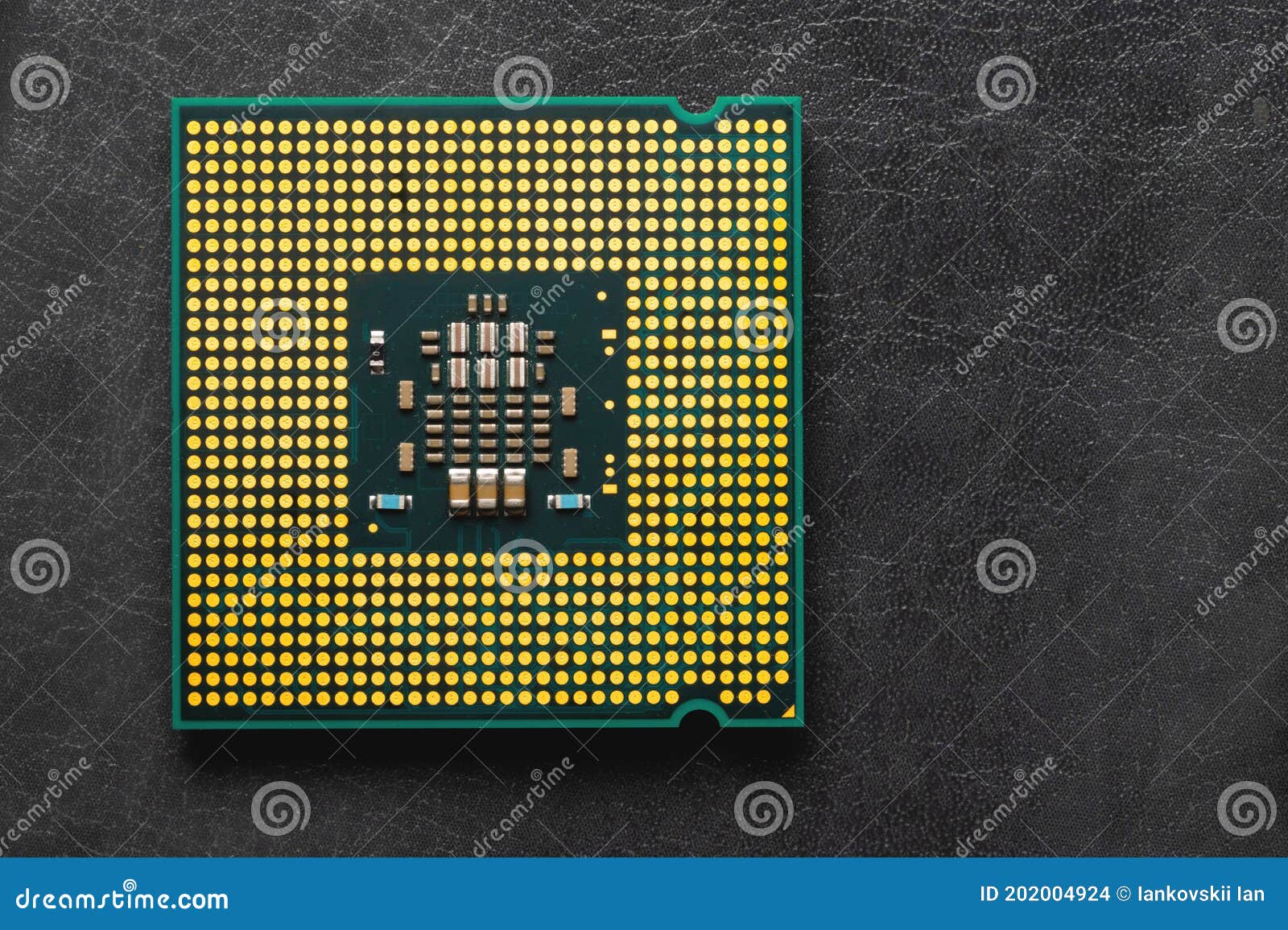 The Microprocessor Processor Of The CPU Of A Computer Or Laptop Lies On ...