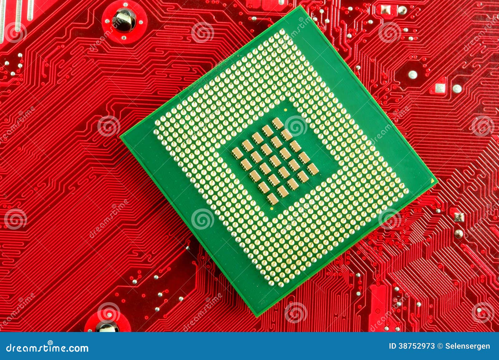 Microprocessor stock image. Image of component, science - 38752973