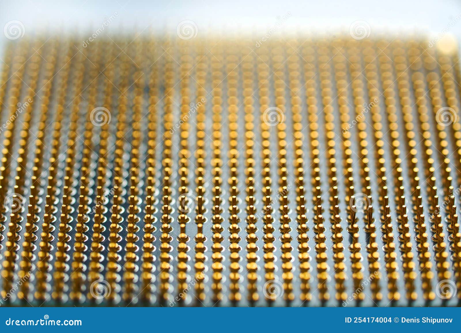 Processor Close-up on a White Background. the Concept of New ...