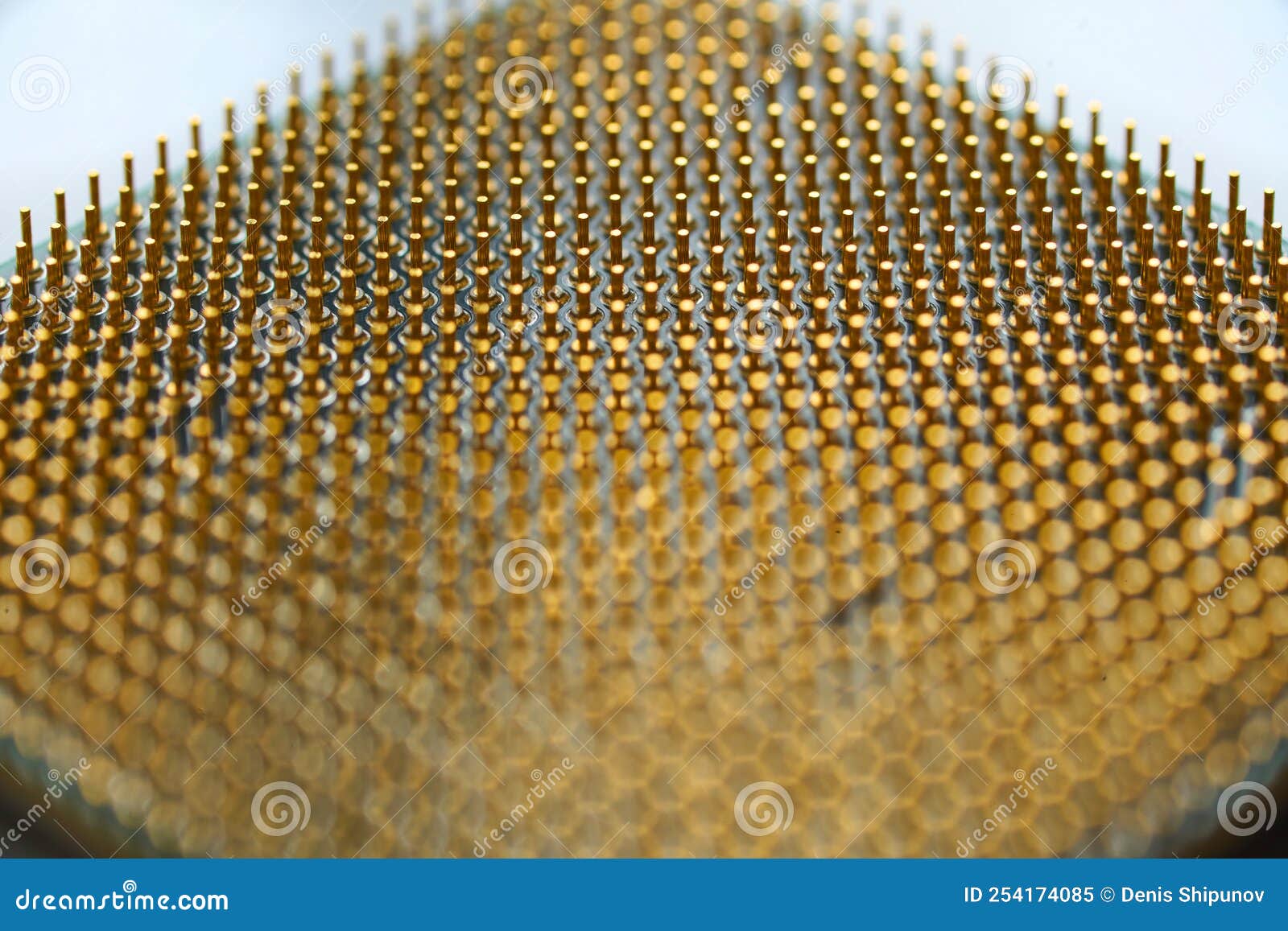 Processor Close-up on a White Background. the Concept of New ...