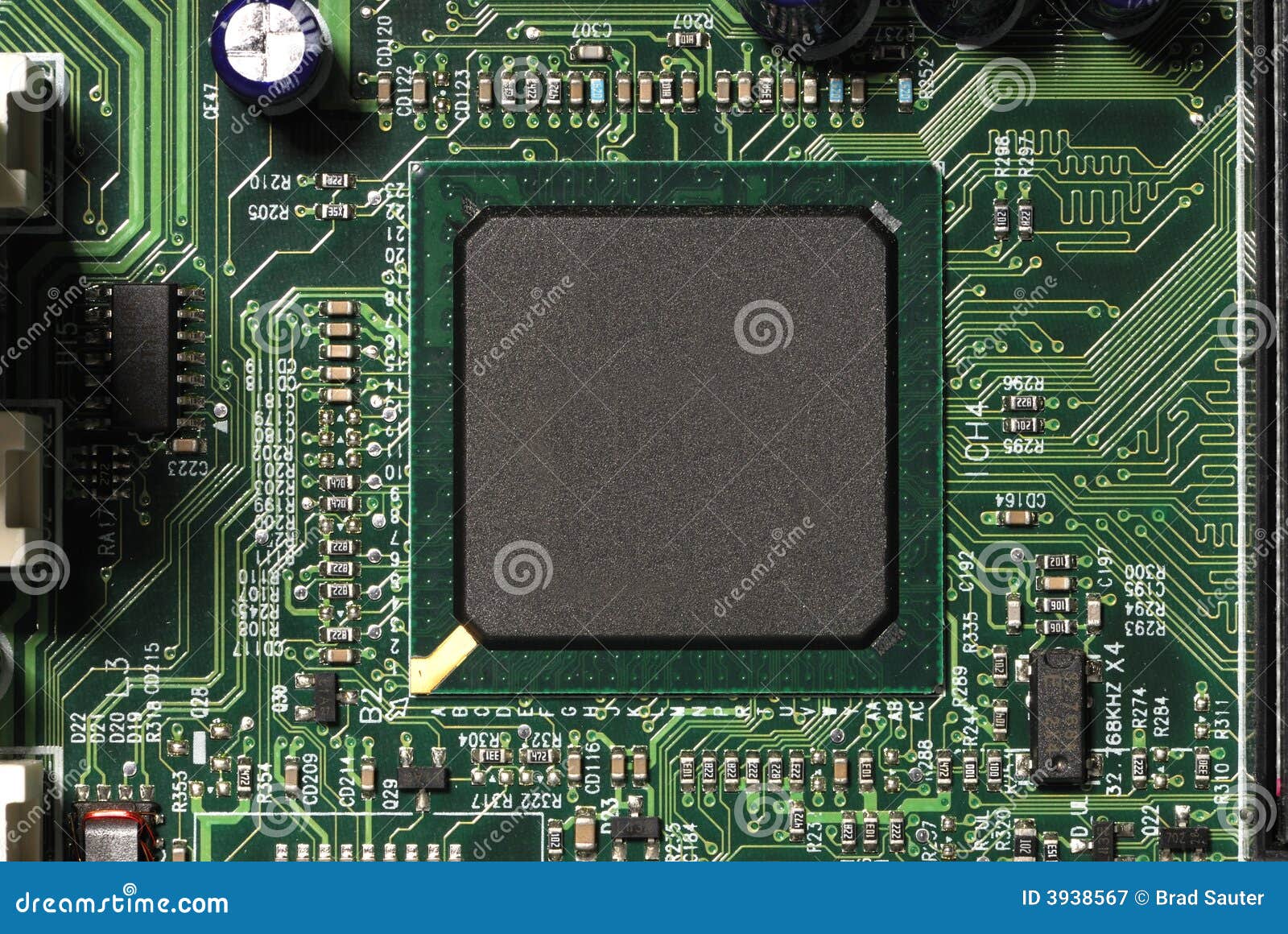 Microprocessore immagine stock. Immagine di computazione - 3938567