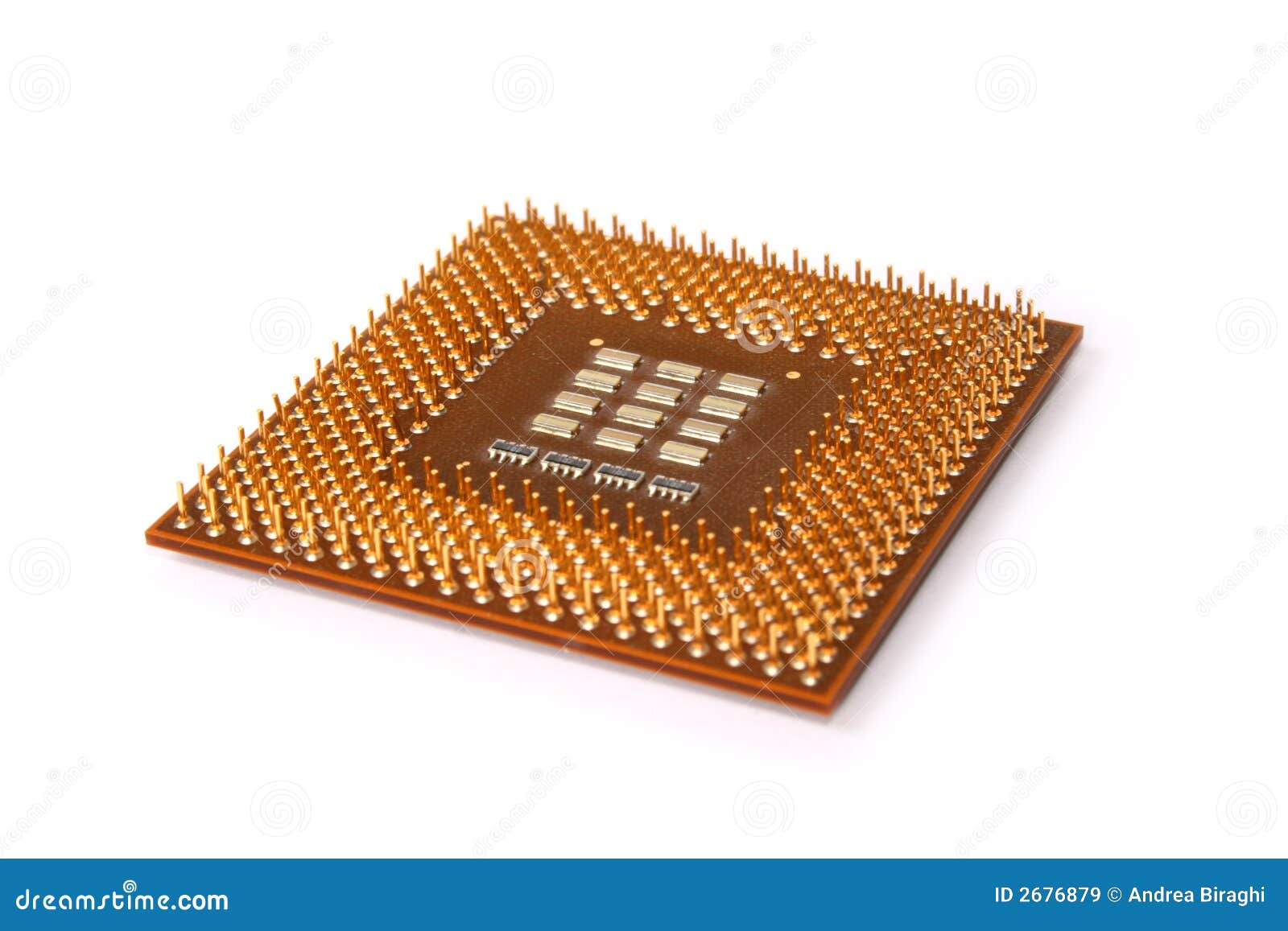 Microprocessore del CPU immagine stock. Immagine di truciolo - 2676879