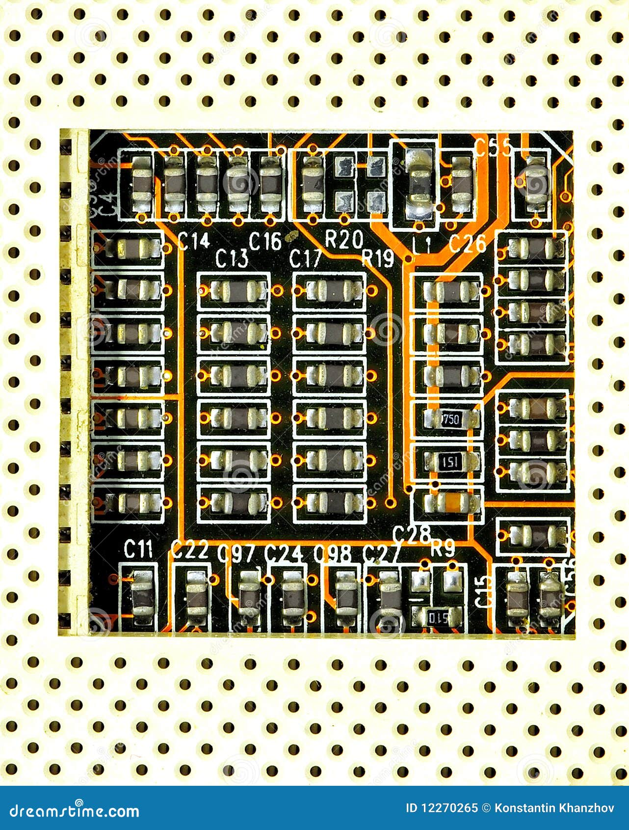 Microscheme close up stock image. Image of board, laptop - 12270265