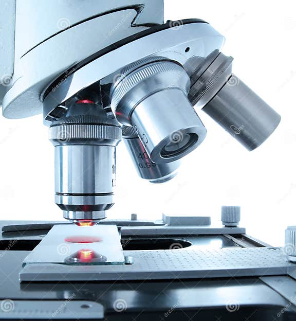 Microscope stock photo. Image of biology, biotechnology - 12845406