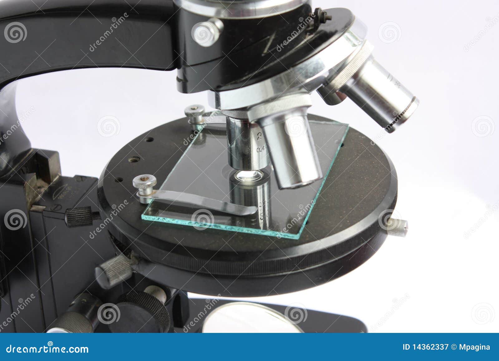 Microscope stock image. Image of optical, instrument - 14362337