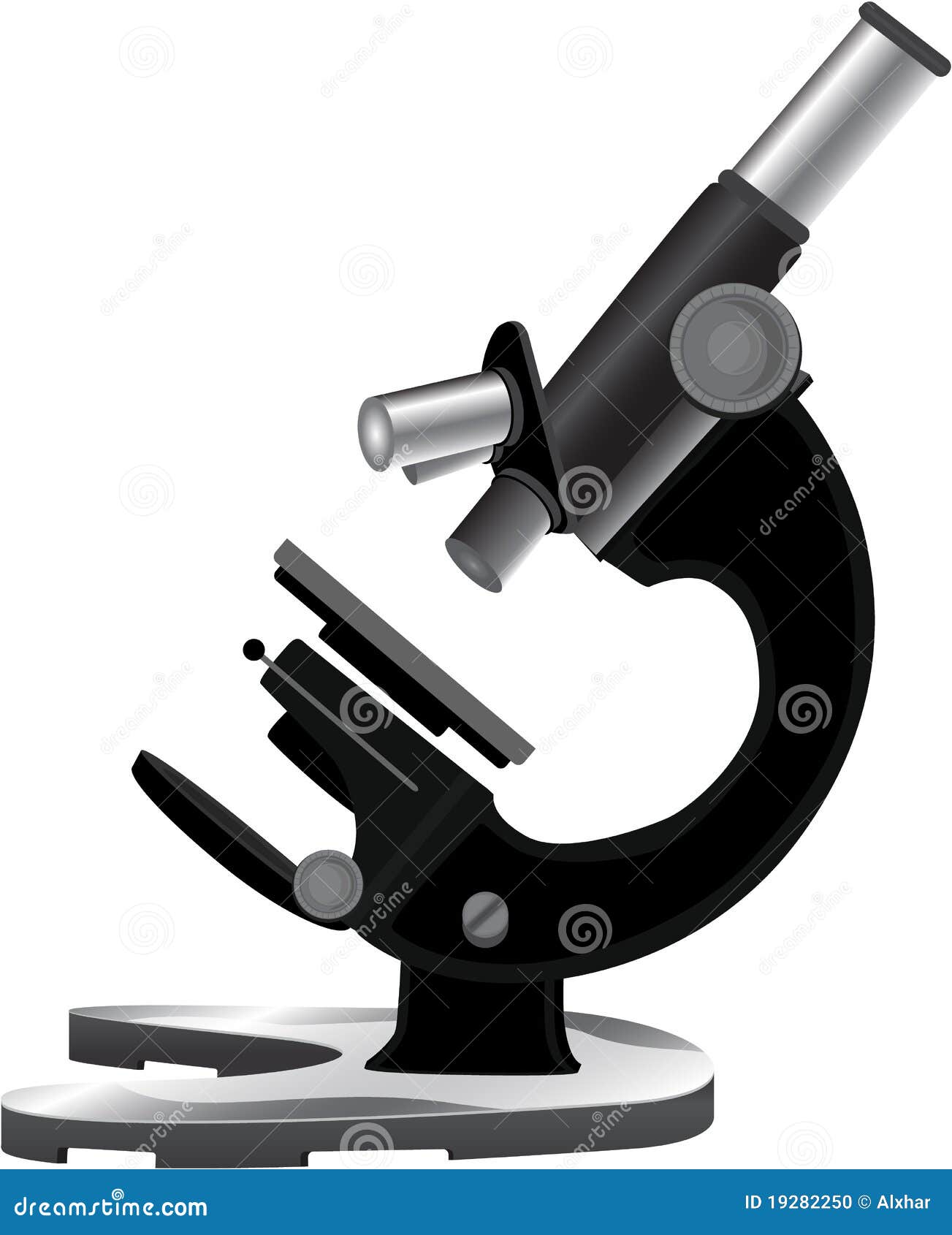 Microscope stock illustration. Illustration of magnify - 19282250