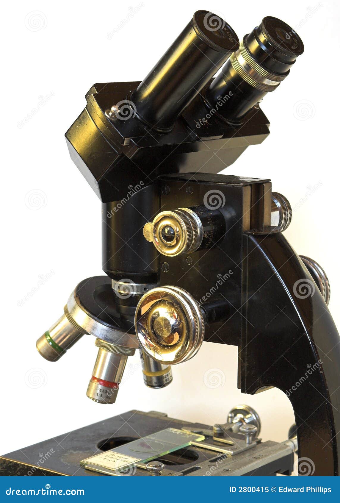 Microscope image stock. Image du optique, orientation - 2800415