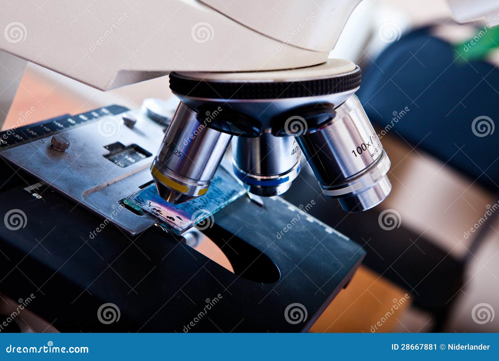 Microscope stock image. Image of biology, optical, closeup - 28667881
