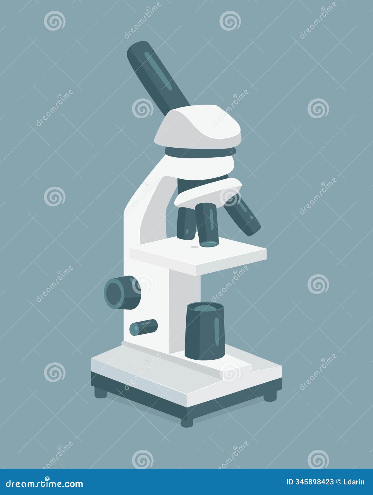 Microscope In The Laboratory, Medical Microscope In The Darkroom Stock ...