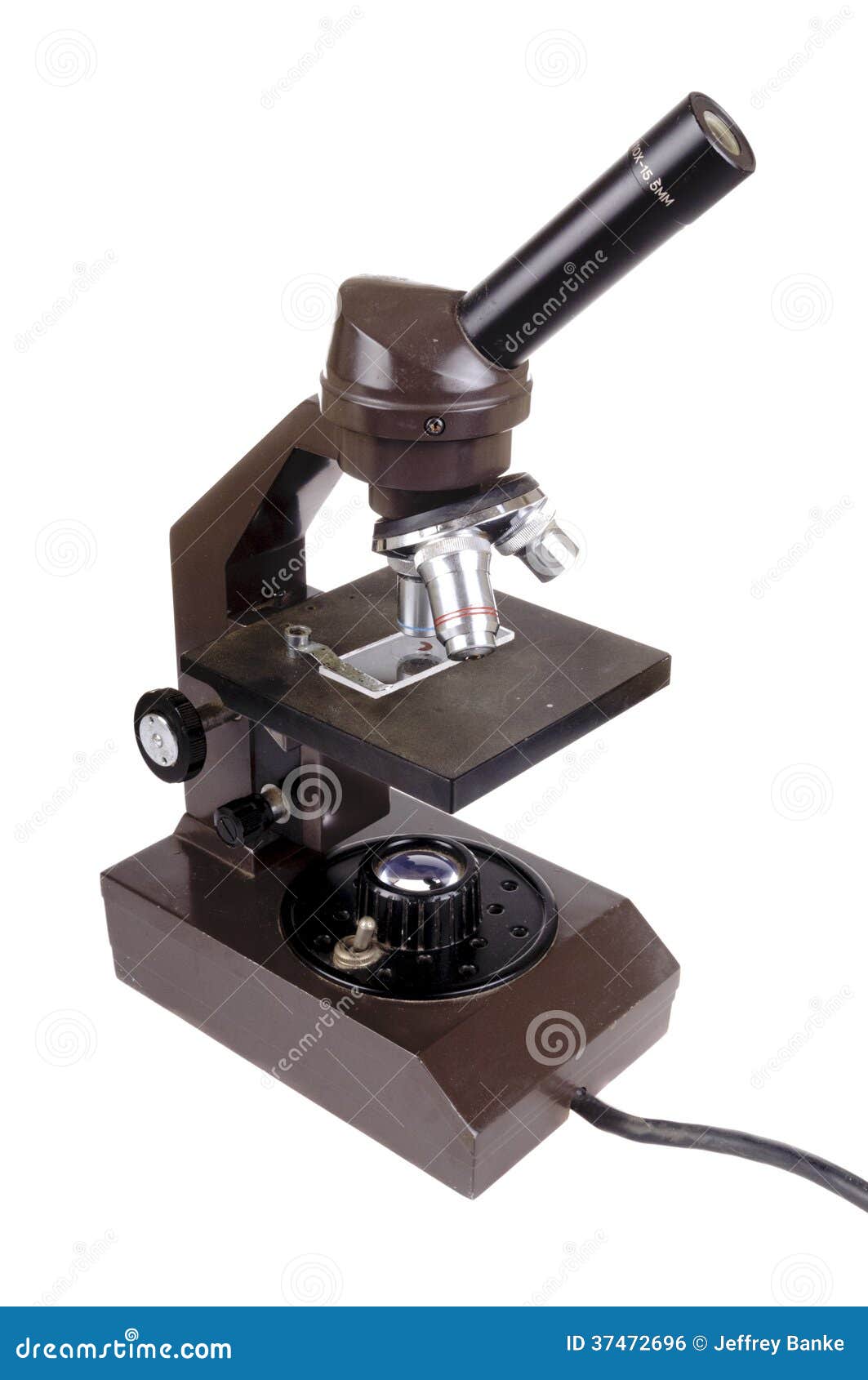 Microscope photo stock. Image du gris, chimie, analyse - 37472696