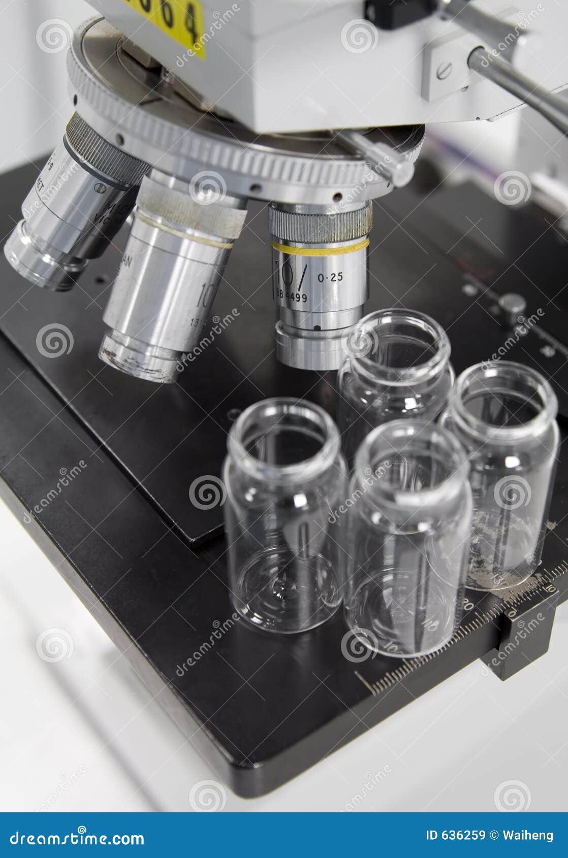 Microscope stock image. Image of bottle, laboratory, chemical - 636259