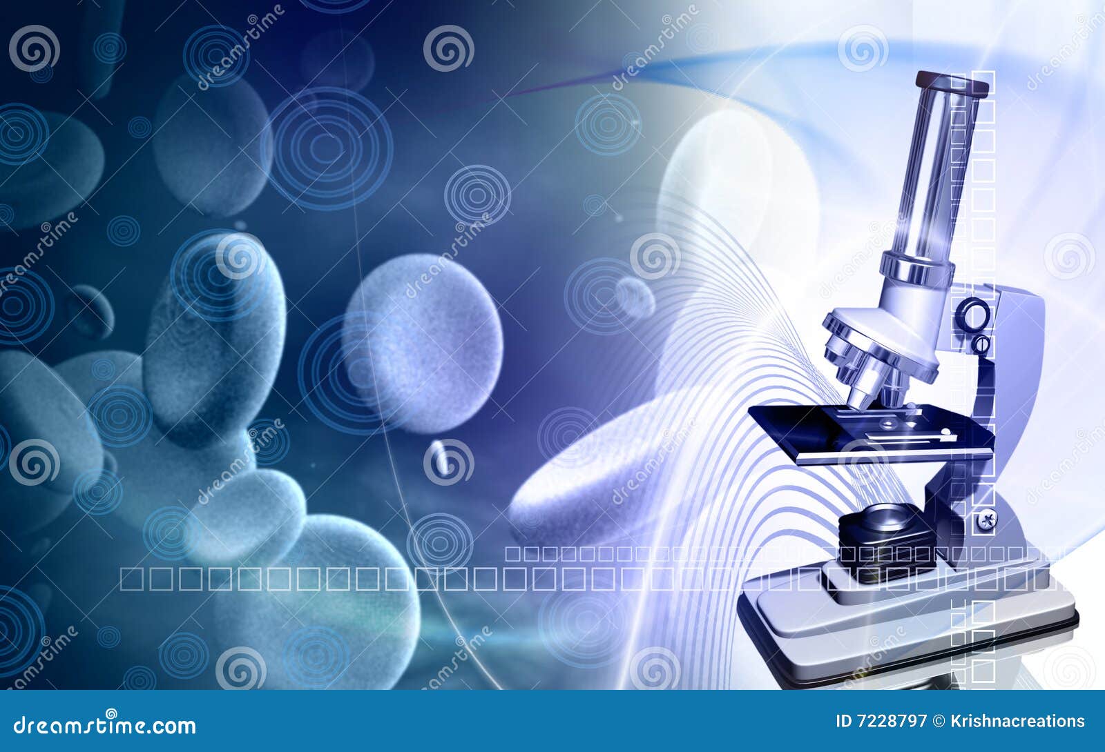Microscope stock illustration. Illustration of graphic - 7228797