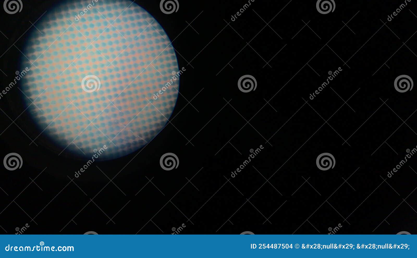 Microscope Adjusting Focus Orb Planet Circle Checker Pattern Stock ...