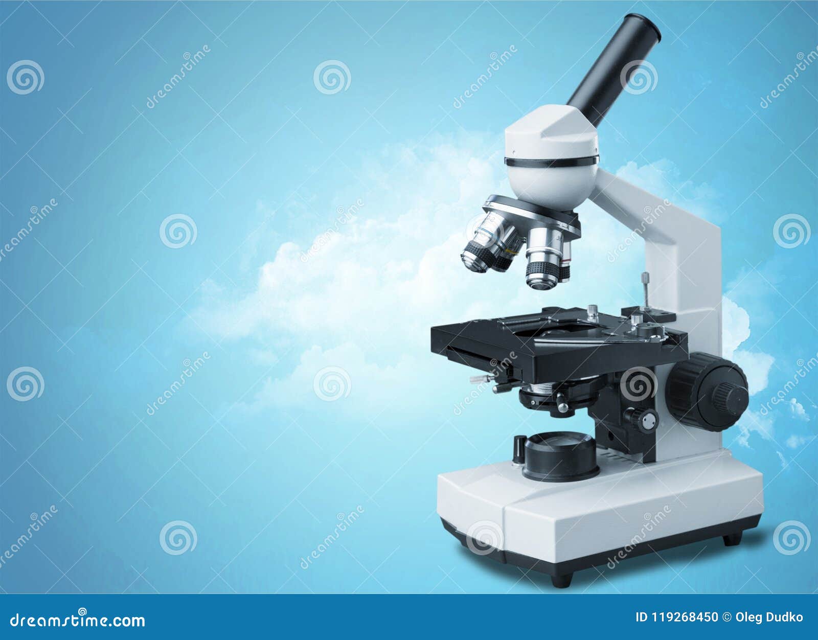 Microscope stock photo. Image of compound, focus, magnification - 119268450