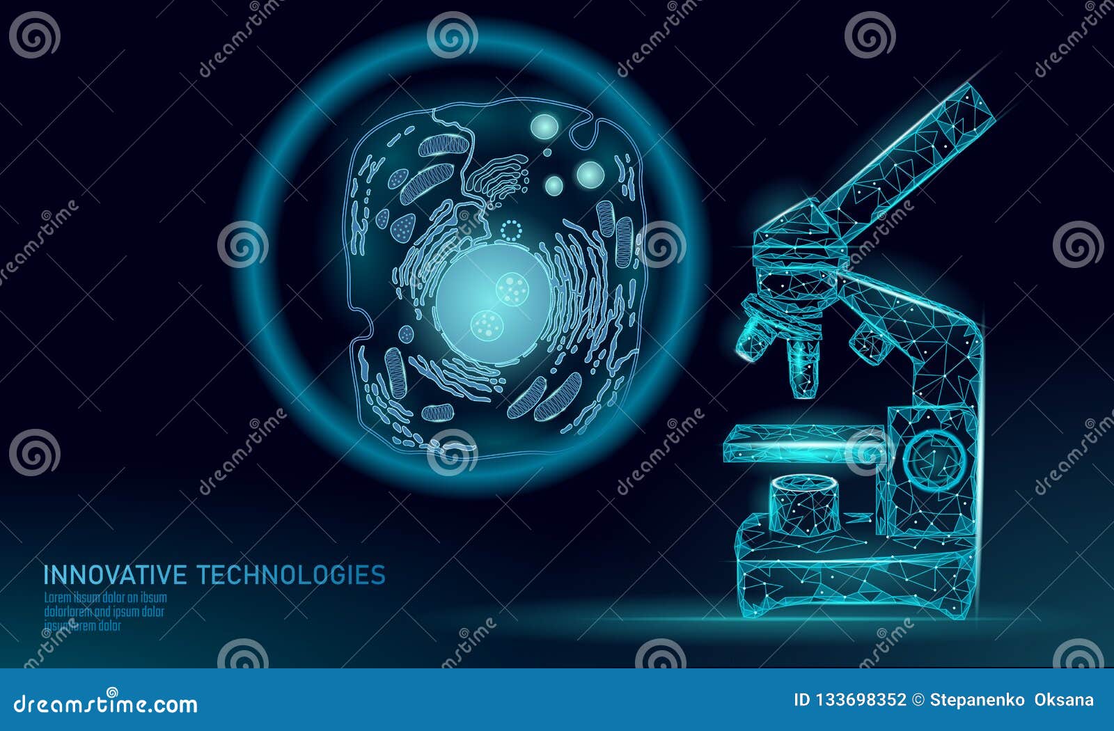 Microscope Artificial Cell Synthesis Animal Human Designer Cell ...