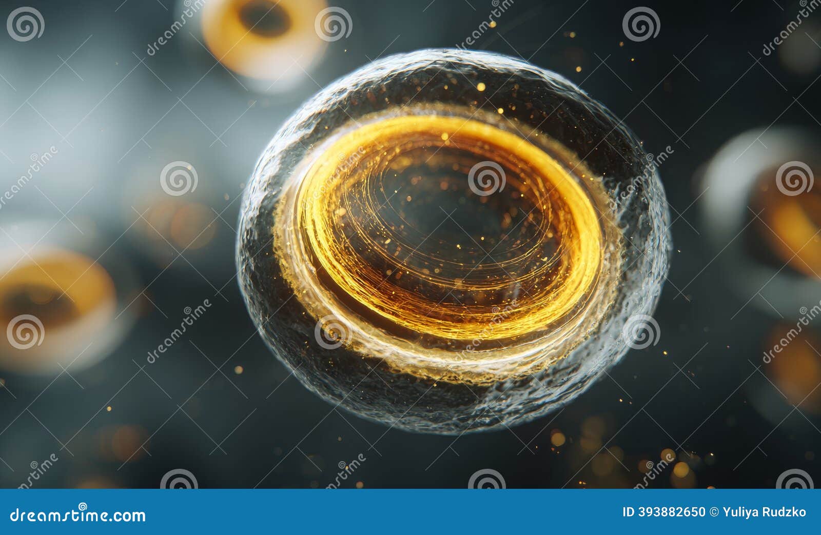 3d Rendering Of Human Cell Or Embryonic Stem Cell Microscope Background ...