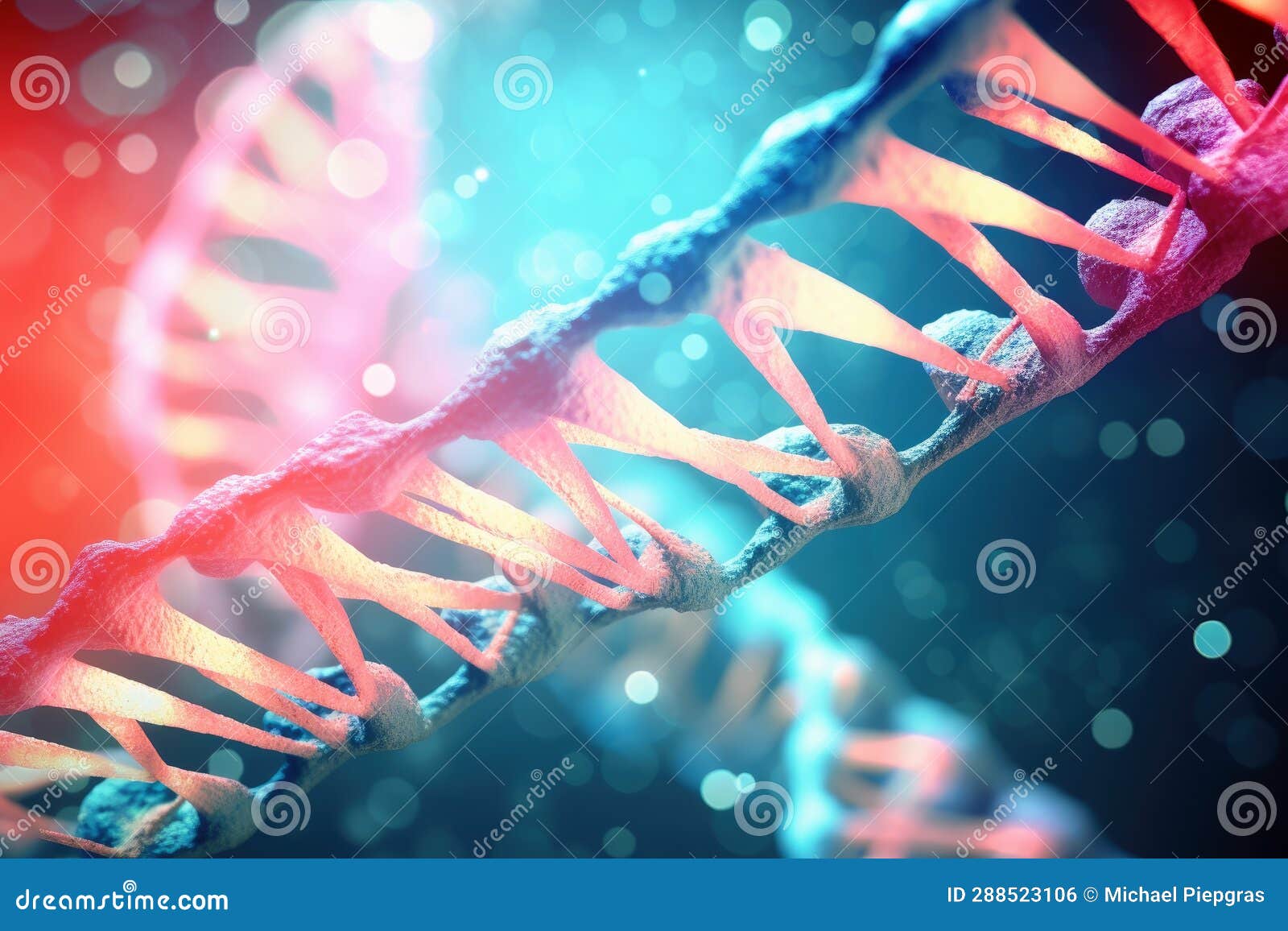 Microscope Background of Human DNA Stock Illustration - Illustration of ...