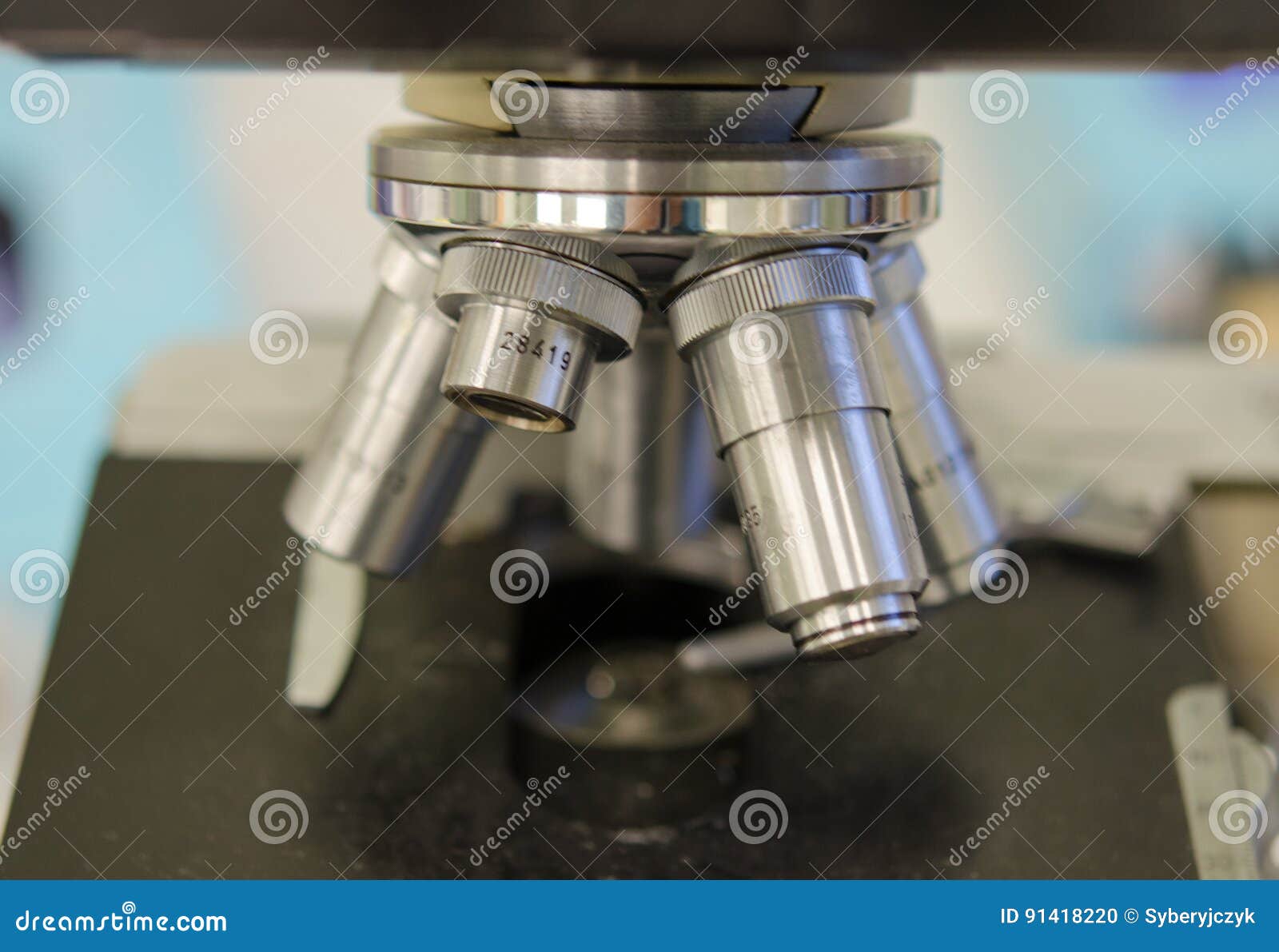 Microscope stock photo. Image of magnification, binary - 91418220