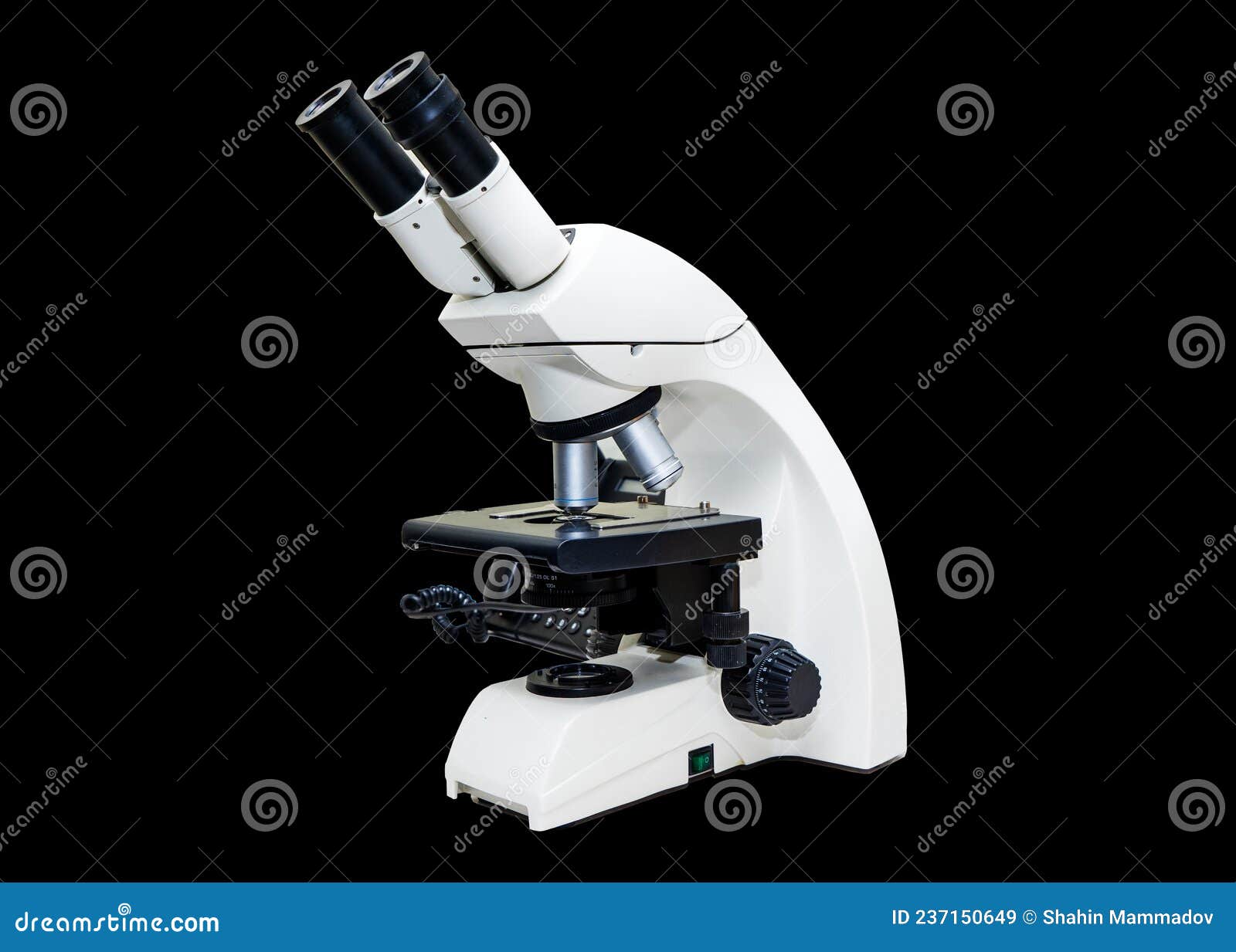 Microscope for Blood and Semen Analysis on a Black Background ...