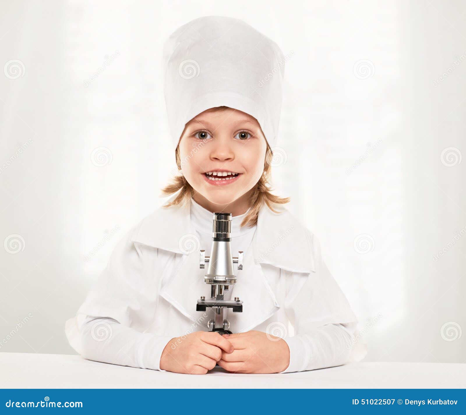 Microscope Boy stock image. Image of child, happy, chemistry - 51022507