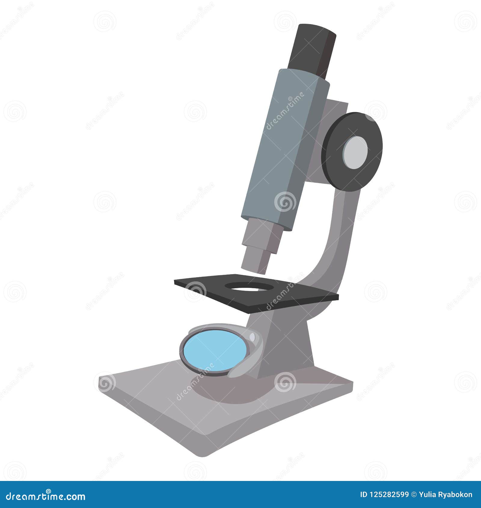 Microscope cartoon icon stock illustration. Illustration of isolated ...